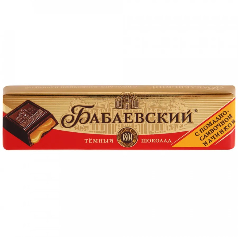 Батончик шоколадный Бабаевский с помадно-сливочной начинкой, 50г ...